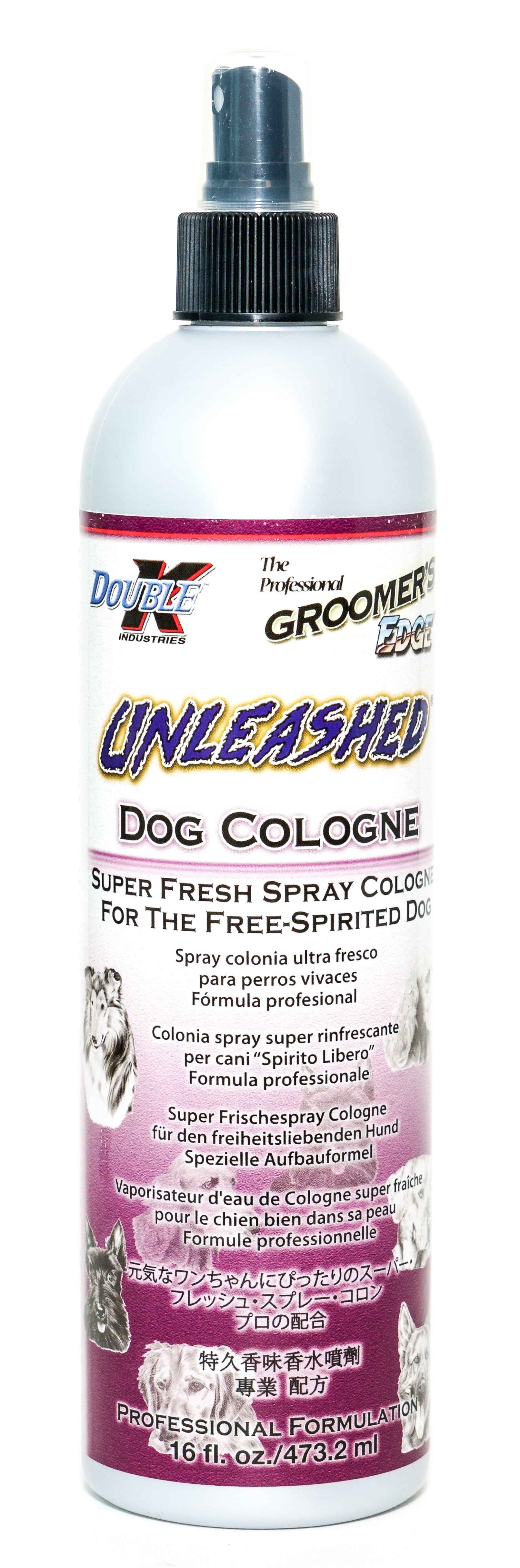Double K Groomer's Edge Unleashed Cologne - Assorted Sizes – PetNetwork